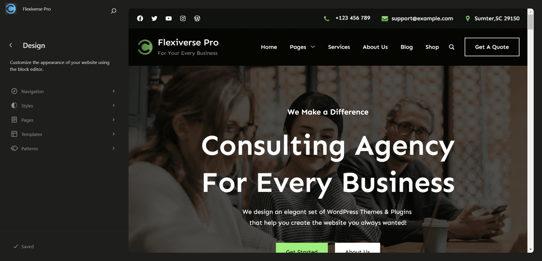 FlexiVerse Pro - Firefly themes