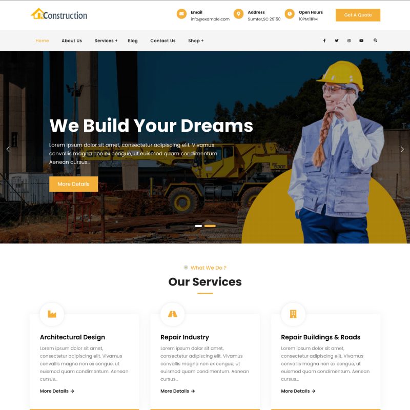 Jetblack Construction | Firefly themes