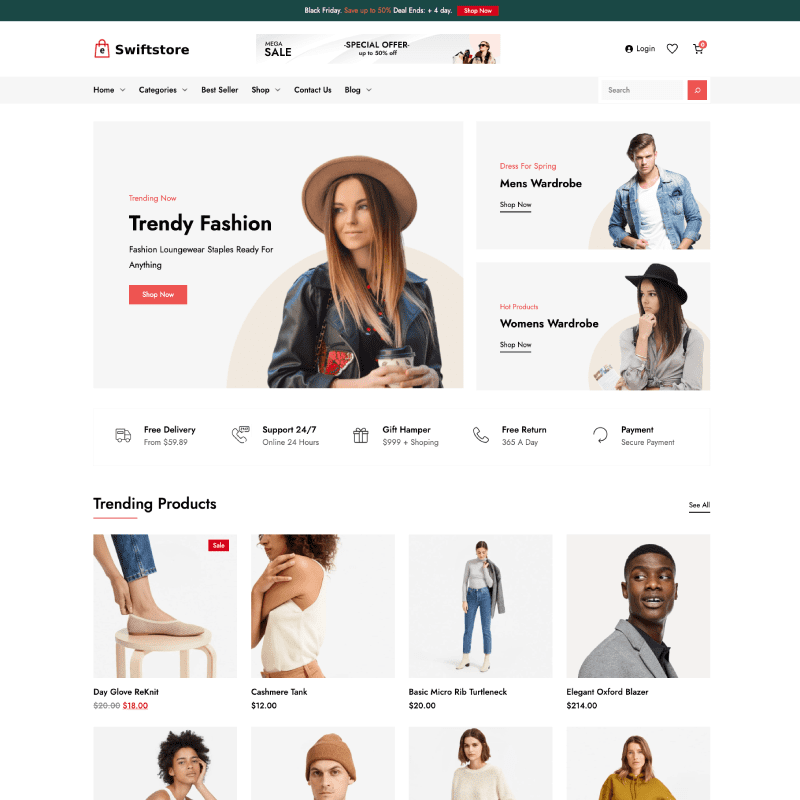 SwiftStore - Firefly themes